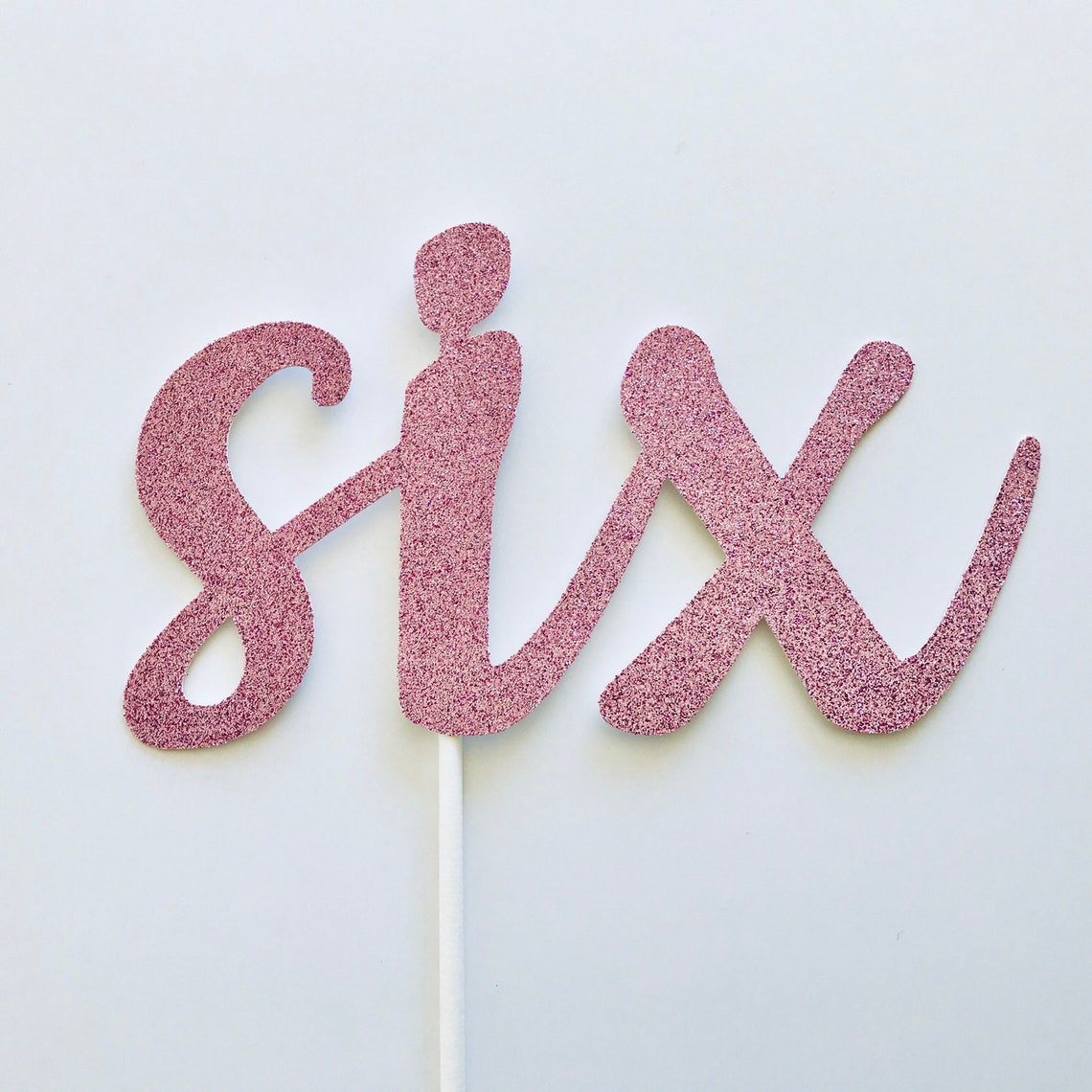 Sixth Birthday Cake Topper 6 Cake Topper 6th Birthday Cake - Etsy