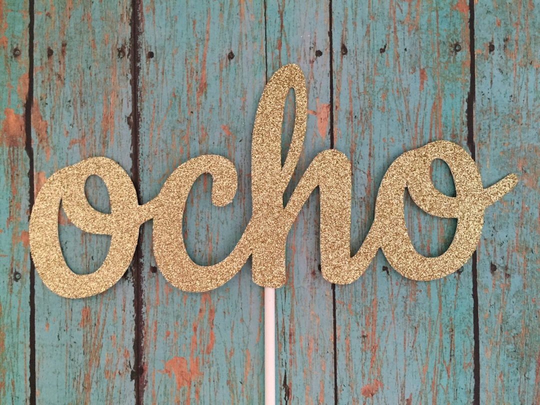 Ocho Birthday Cake Topper, Ocho Cake Topper, Spanish 8th Birthday, 8th ...