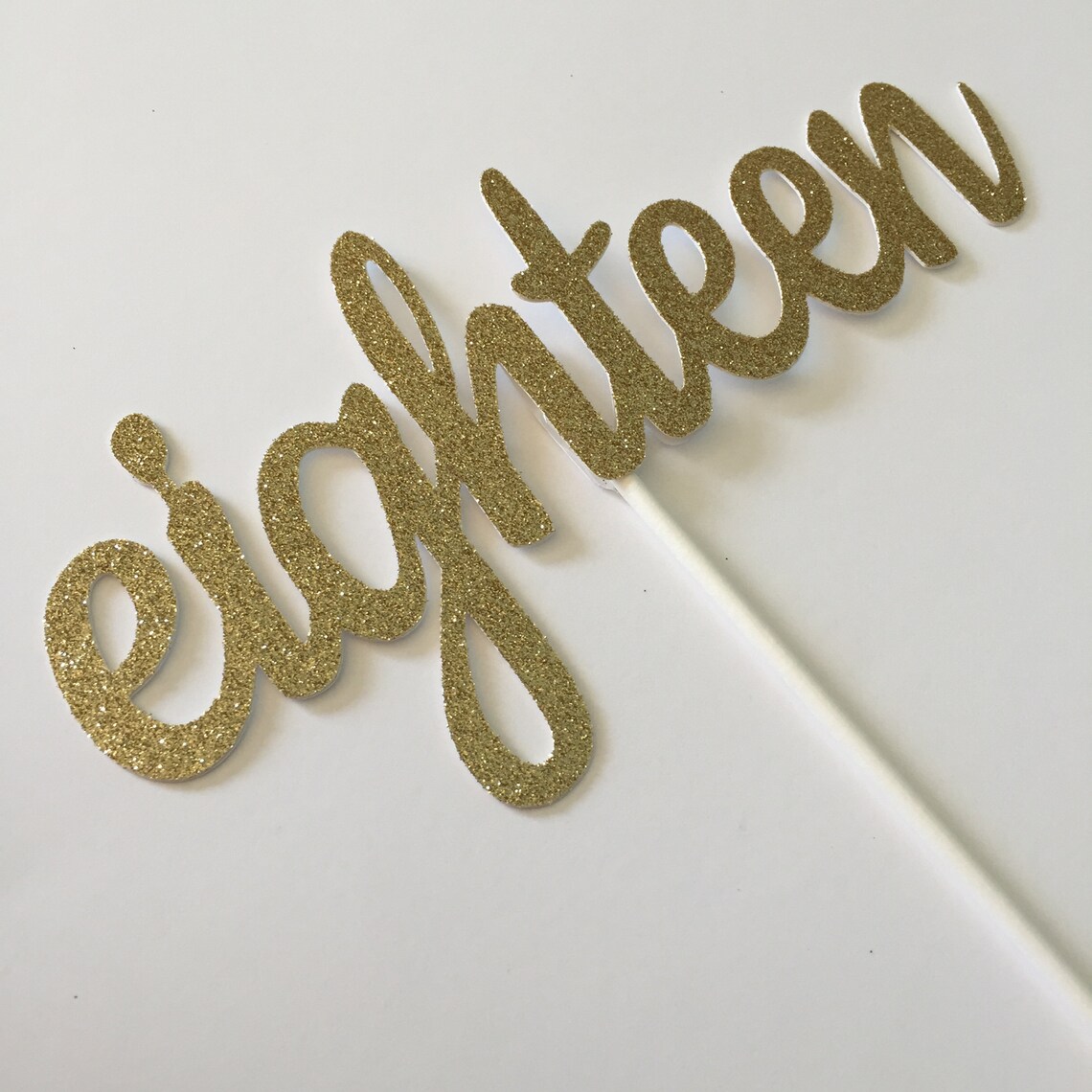 Eighteen Cake Topper 18th Birthday Cake Topper 18th Cake | Etsy