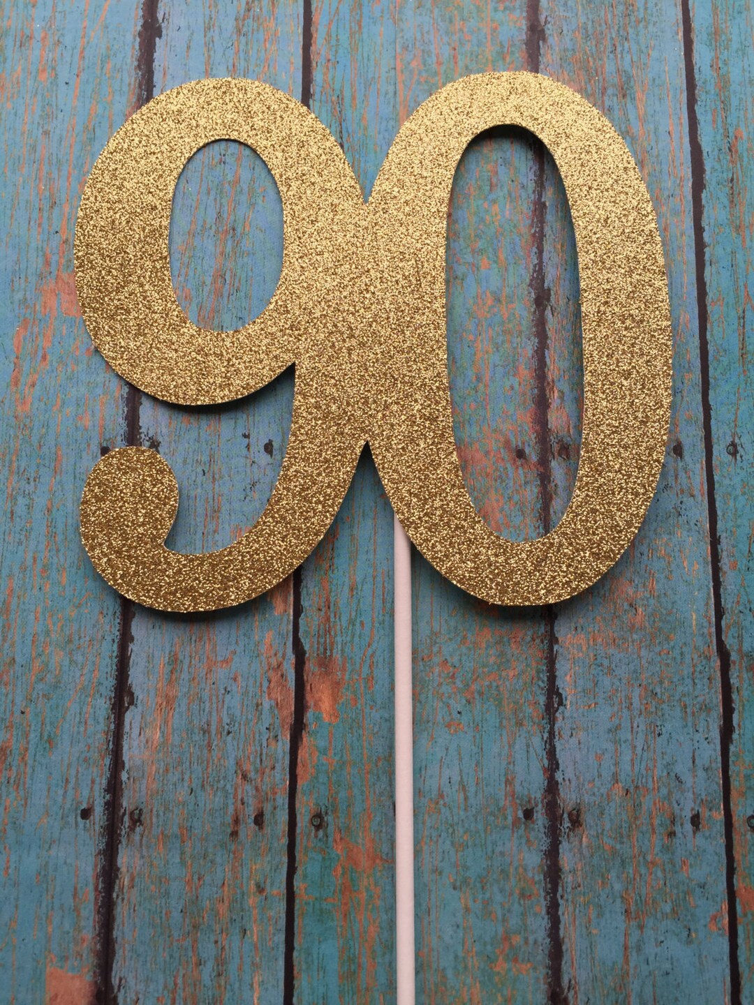 90th Birthday Cake Topper, 90th Cake Topper, 90 Birthday Cake Topper ...