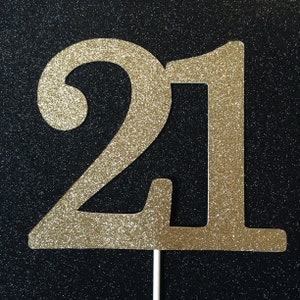 21st Birthday Cake Topper, 21st Cake Topper, 21 Birthday Cake Topper ...