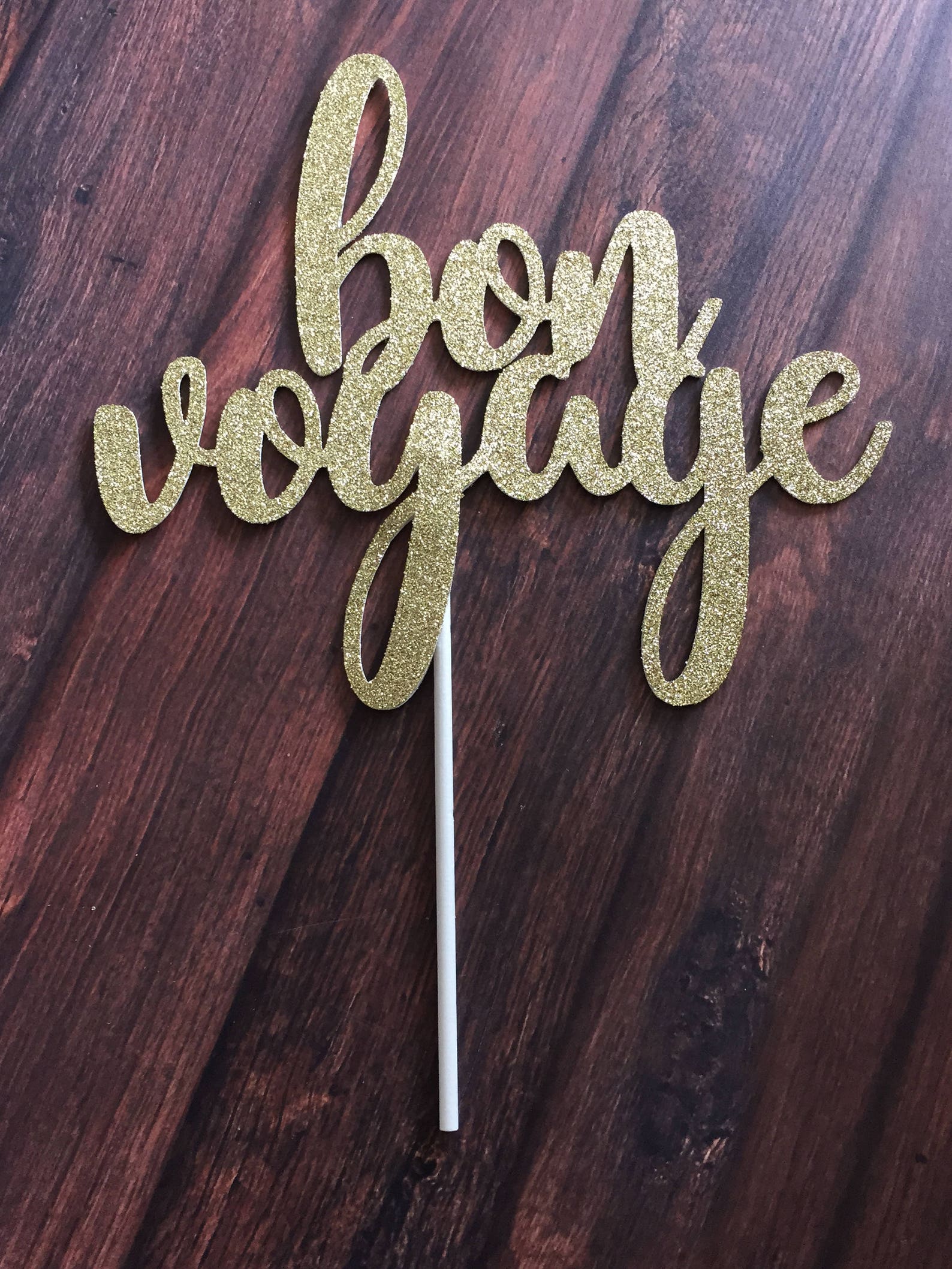 Bon Voyage Cake Topper, Bon Voyage Party Decorations, Bon Voyage ...