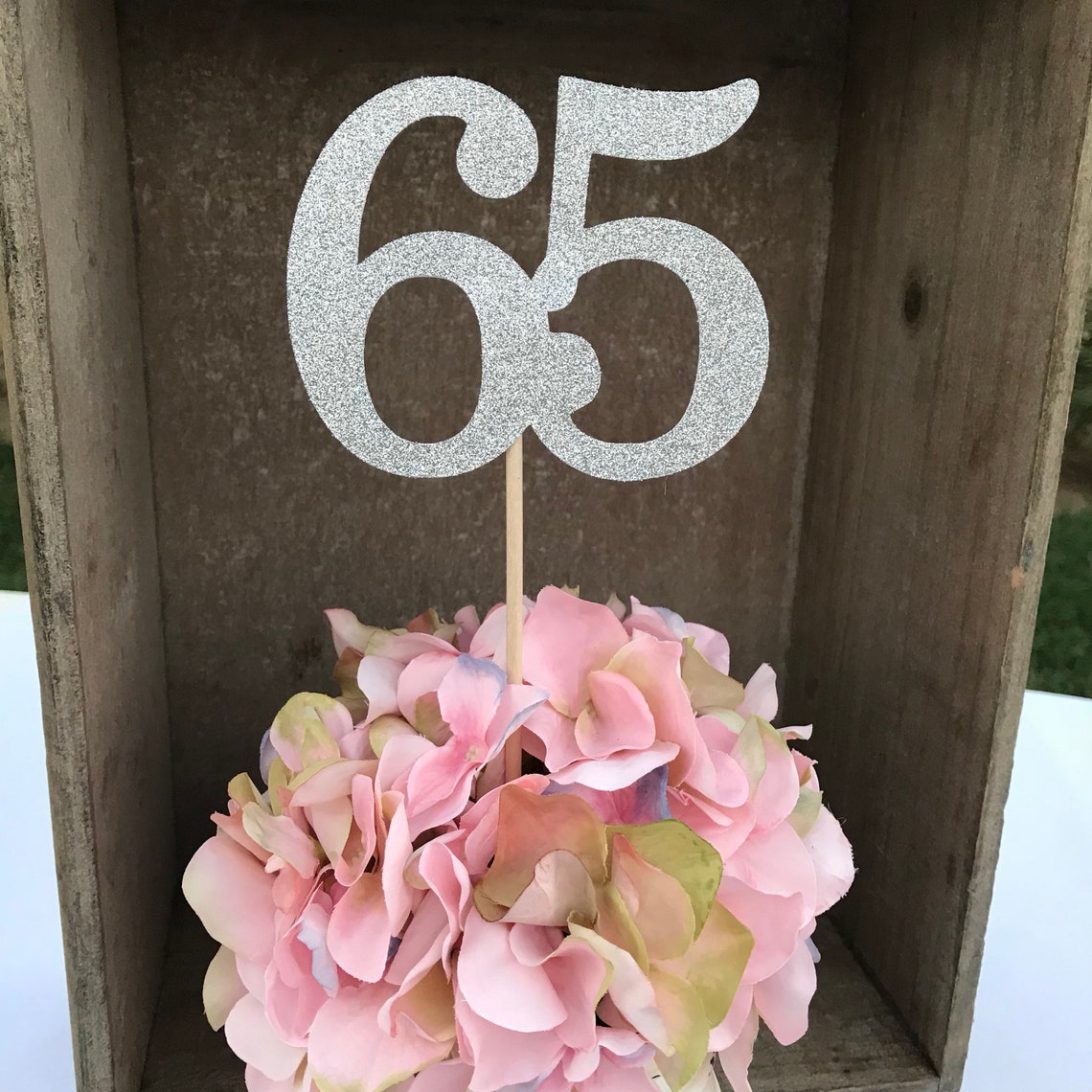65th Birthday Decorations 65 Centerpiece Picks Age 65 Table - Etsy