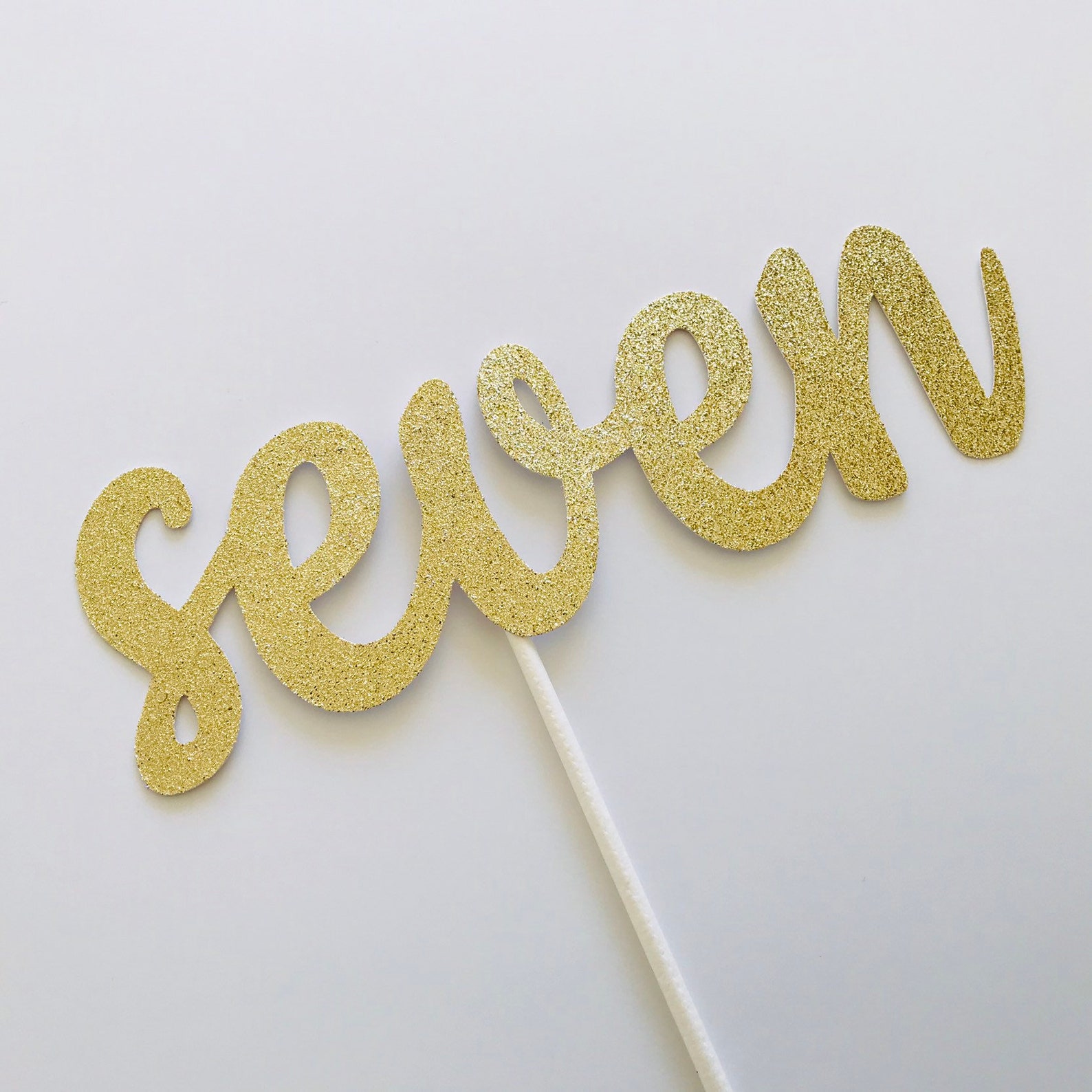 Seven Birthday Cake Topper 7 Cake Topper 7th Birthday Cake | Etsy