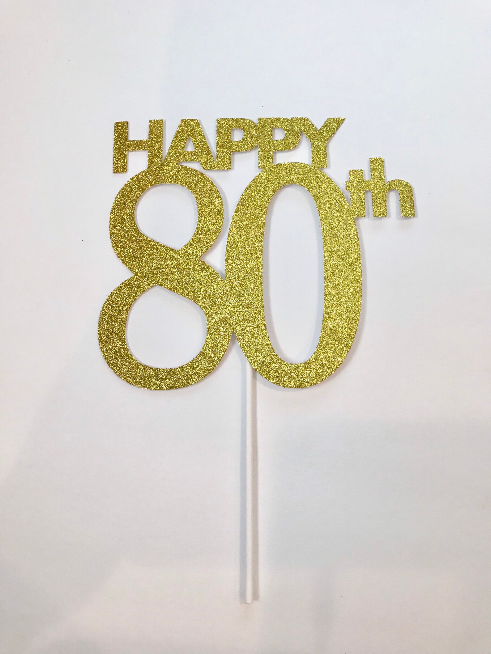80th Birthday Decorations. 80th Cake Topper. 80 Cake - Etsy