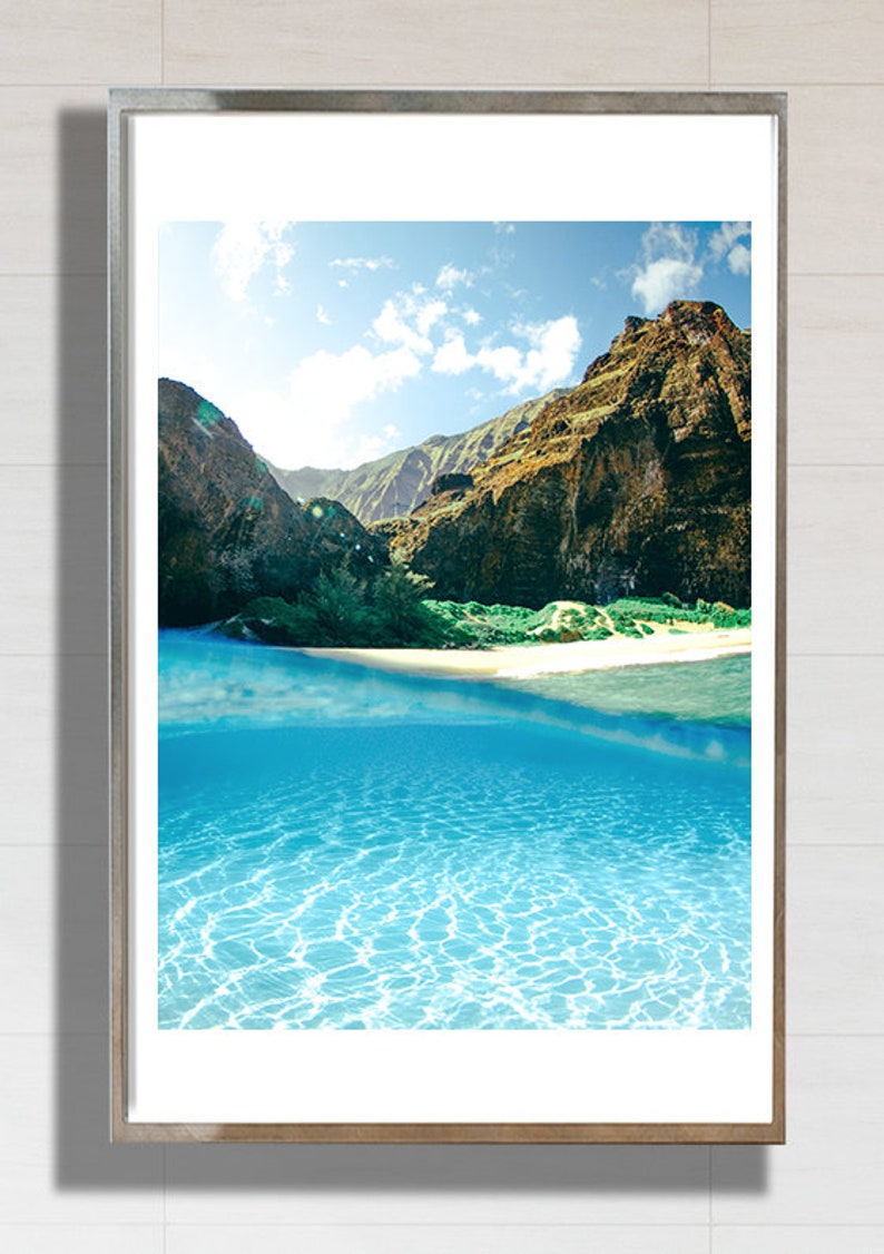 Kauai Art Hawaii Kauai Print Hawaii Wall Art Surf Print Etsy Australia