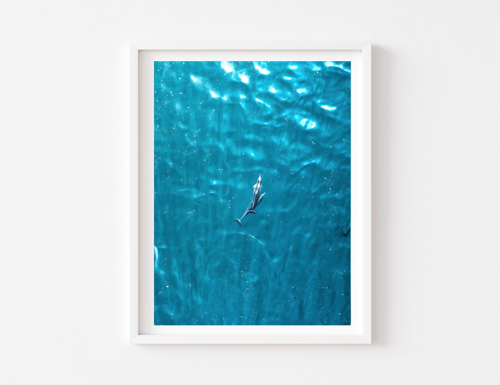 Tropical Dolphin Print Set of 3 ,GALLERY WALL SET, Coastal Beach Art ...