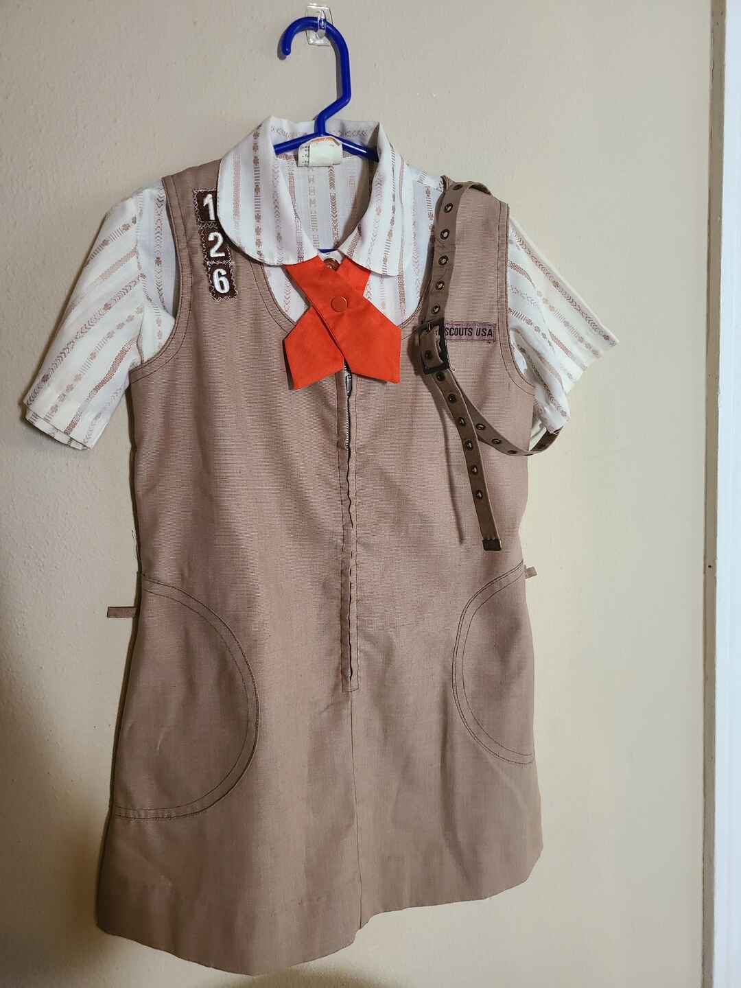 Vintage 70s/80s Brownie Scout Uniform - Etsy