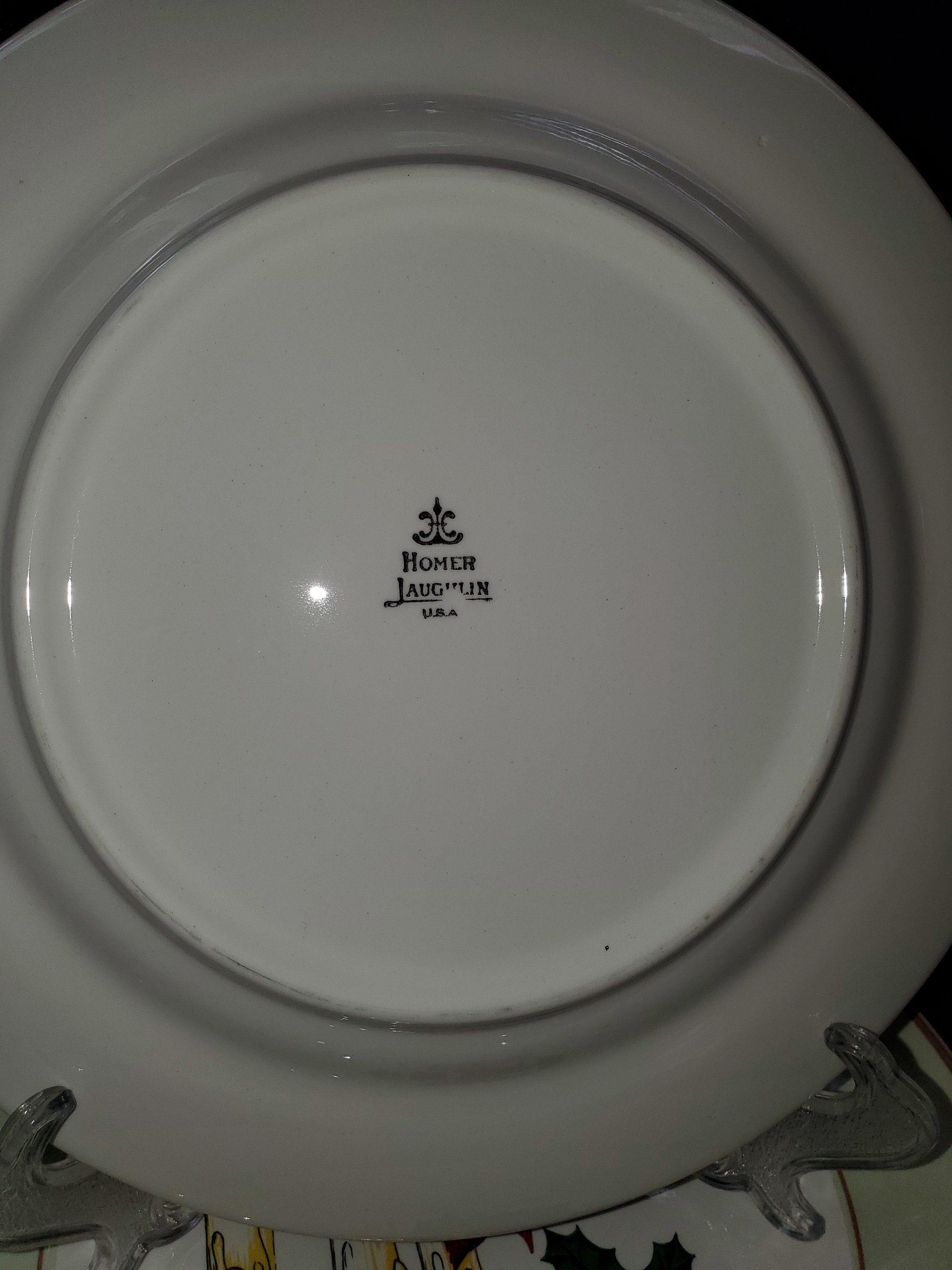 Rare Homer Laughlin Christmas Dinner Plate - Etsy