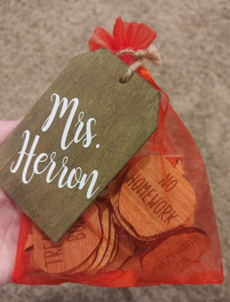 Teacher Appreciation Classroom Activity Tokens Instant Digital - Etsy