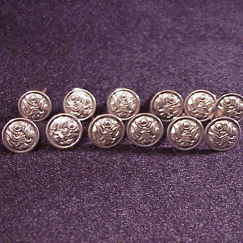 Silver Tone Buttons - Etsy
