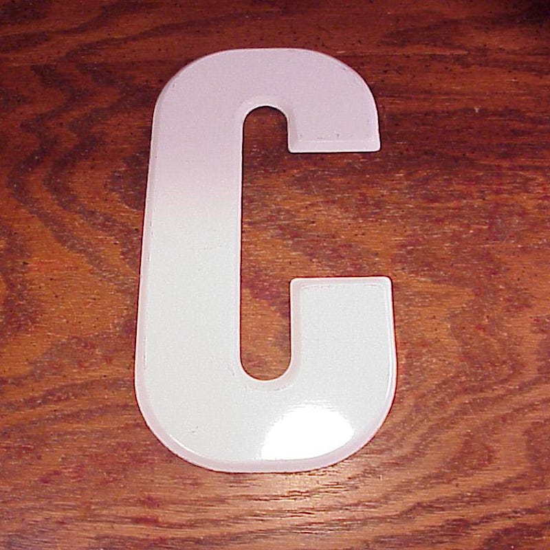 Metal Letter C - Etsy