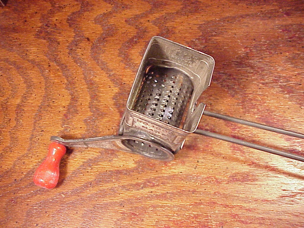 Vintage Rustic Tarnished Popeil Giant Auto Grate Grater With | Etsy