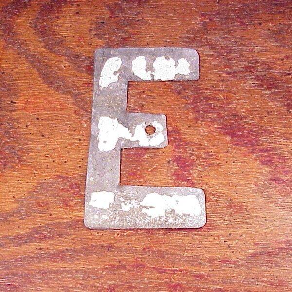 Metal Letter E - Etsy