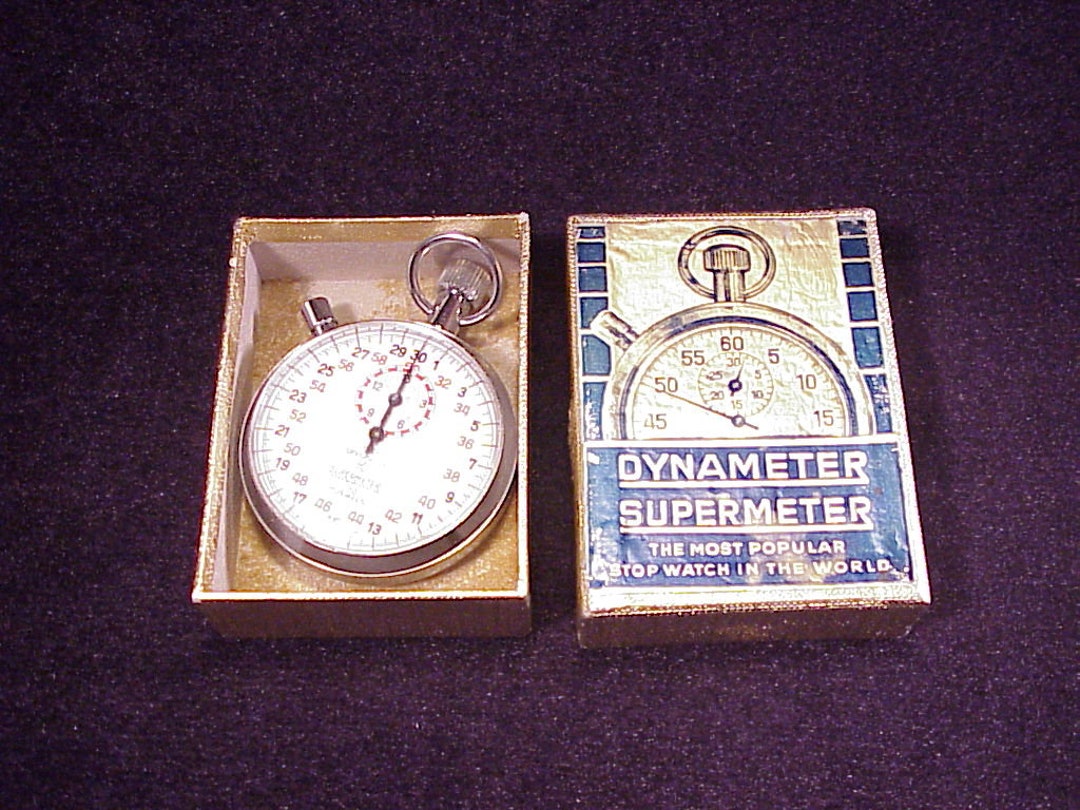 Vintage Unichron Dynameter Supermeter Stopwatch With Box - Etsy