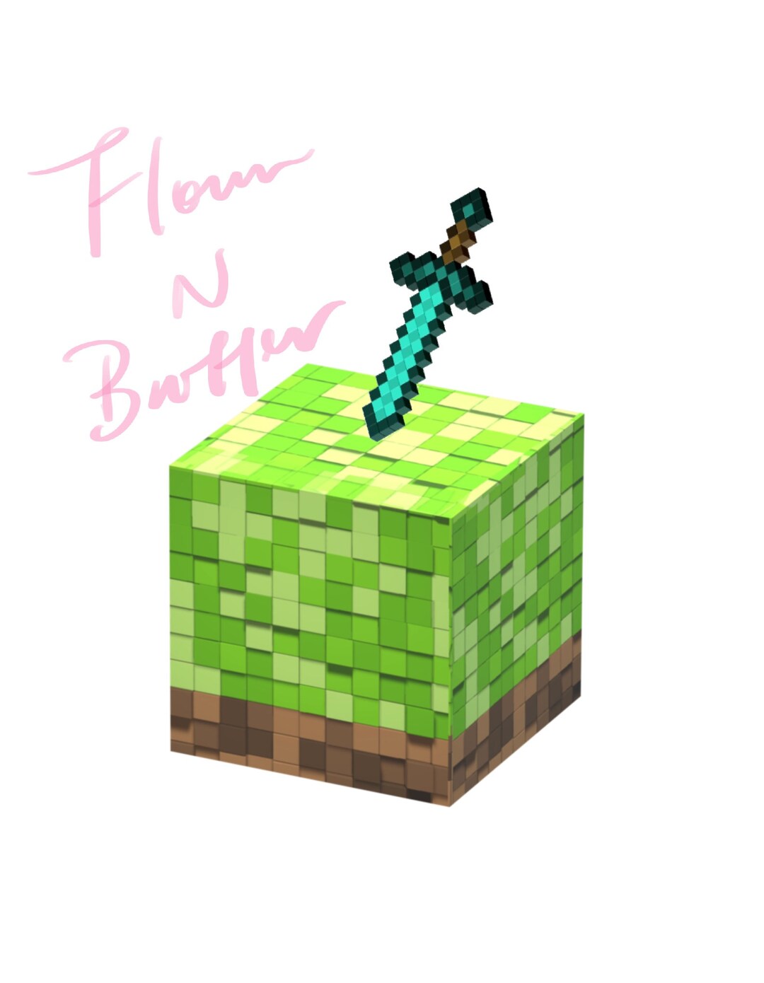 Minecraft Edible Icing Cake Wrap Minecraft Cake Theme Square Cake Wrap ...