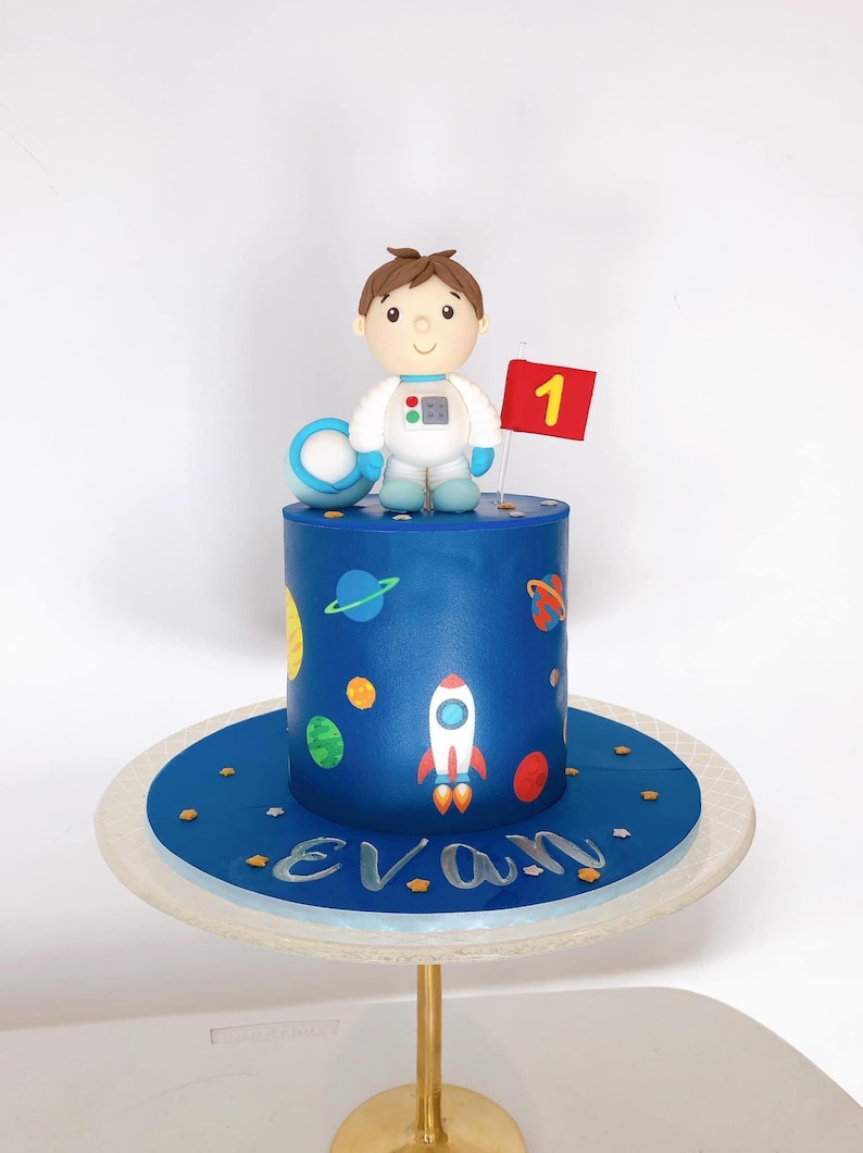 A4 Edible Icing Cake Wrap - Outer Space and Galaxy - Etsy Australia