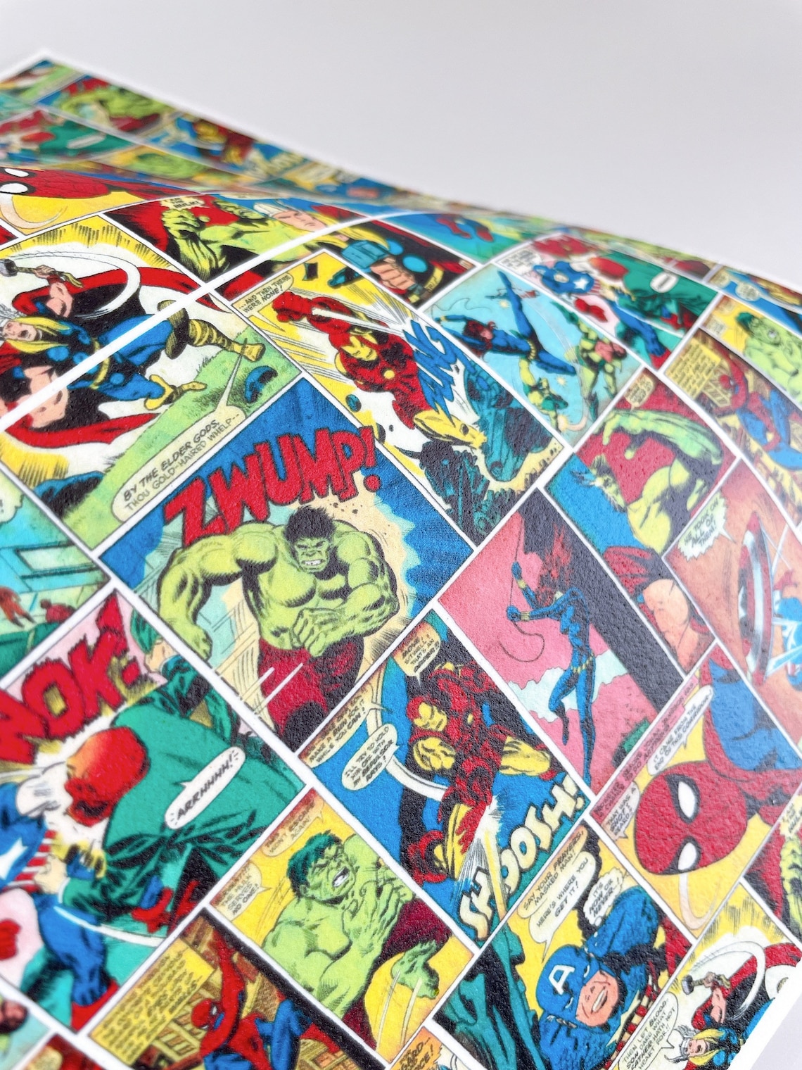A4 Edible Icing Cake Wrap Superheros Comic Strips | Etsy Australia