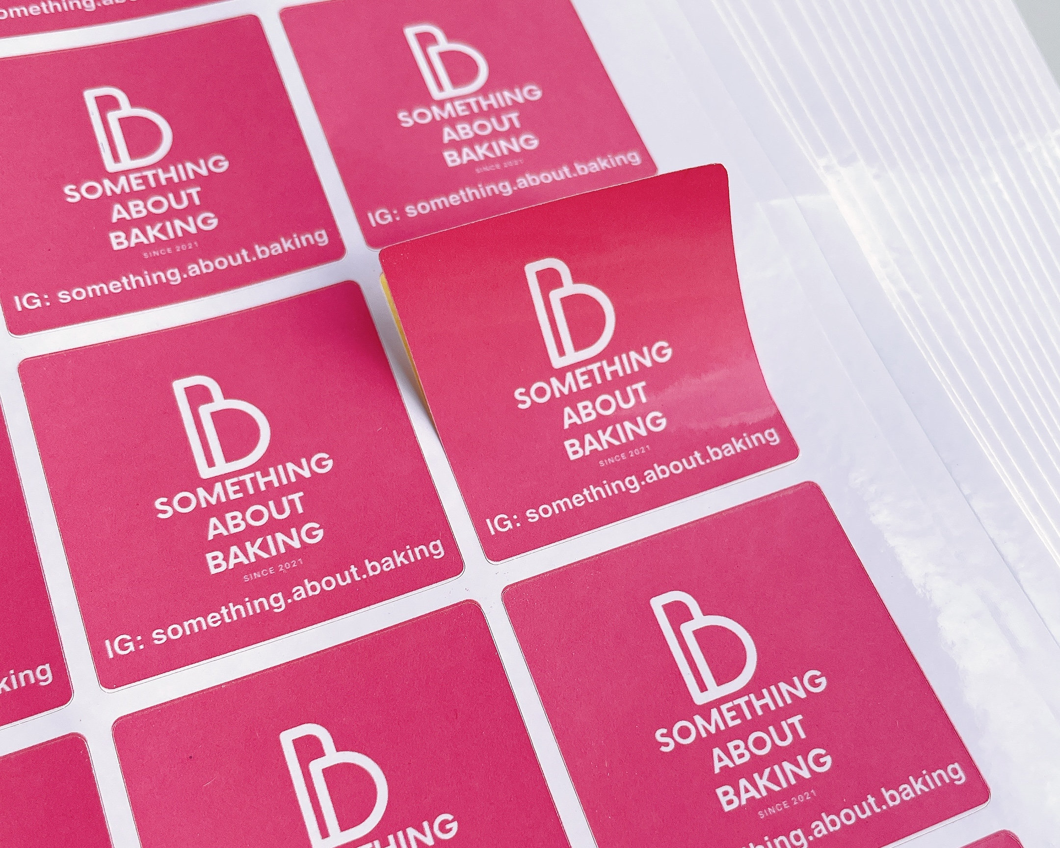 Custom Logo Stickers Rounded Square Sticker Labels Product - Etsy Australia