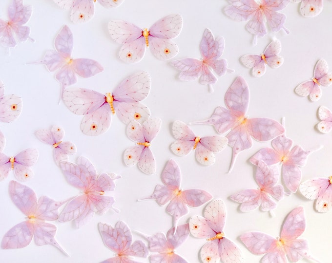 Pink Butterfly 10 Pcs, Butterfly, Wall Decor for Home Decoration DIY ...