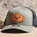Deer Skull Leather Patch Hat - Etsy