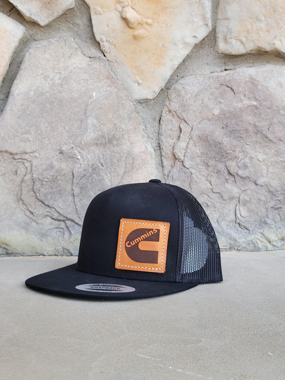 Cummins Leather Patch Hat - Etsy