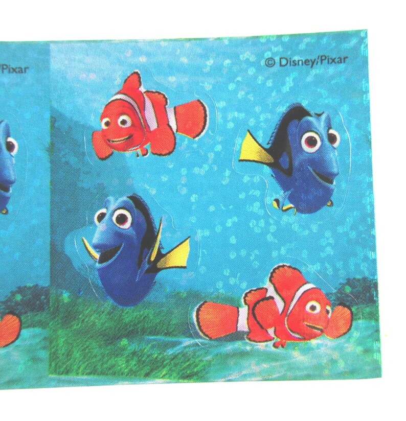 Disney Pixar Finding Nemo and Finding Dory Sparkly Stickers - Etsy