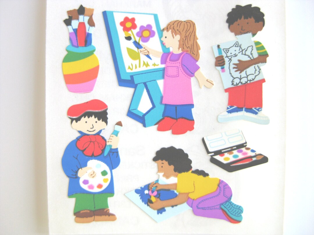 Sandylion Children Artist Paper Stickers // Children Stickers ...