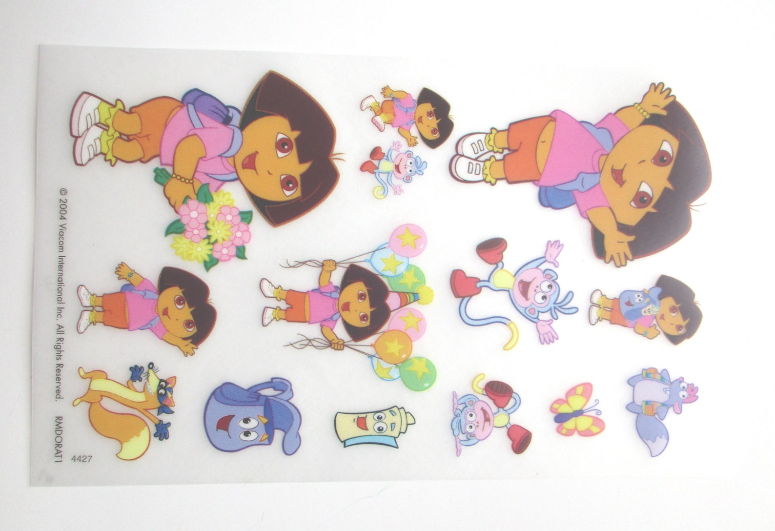 Dora the Explorer Rub on Transfers // Dora the Explorer Birthday ...