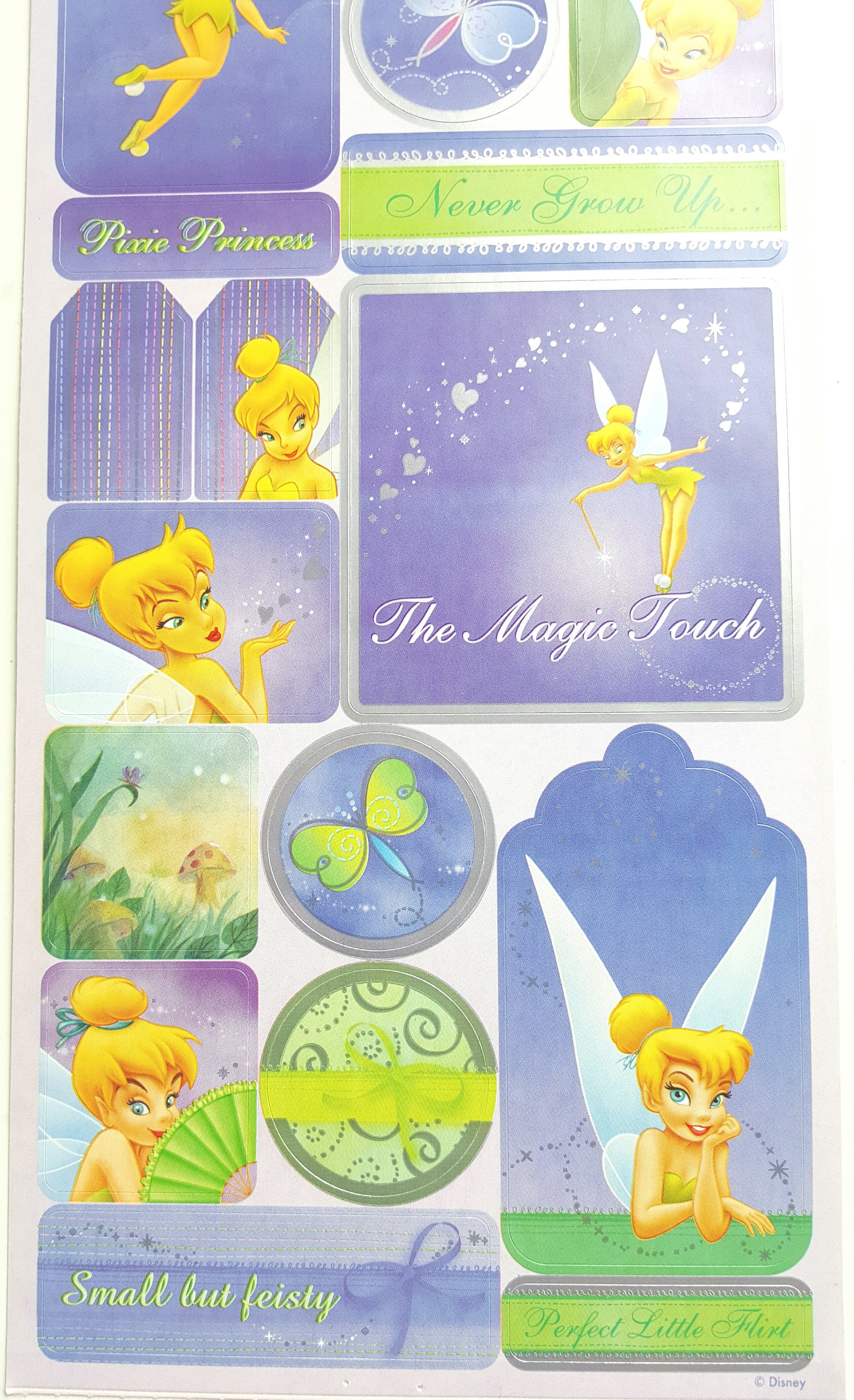 Disney Tinkerbell Scrapbook Cardstock Sticker // Tinkle Bell - Etsy Canada