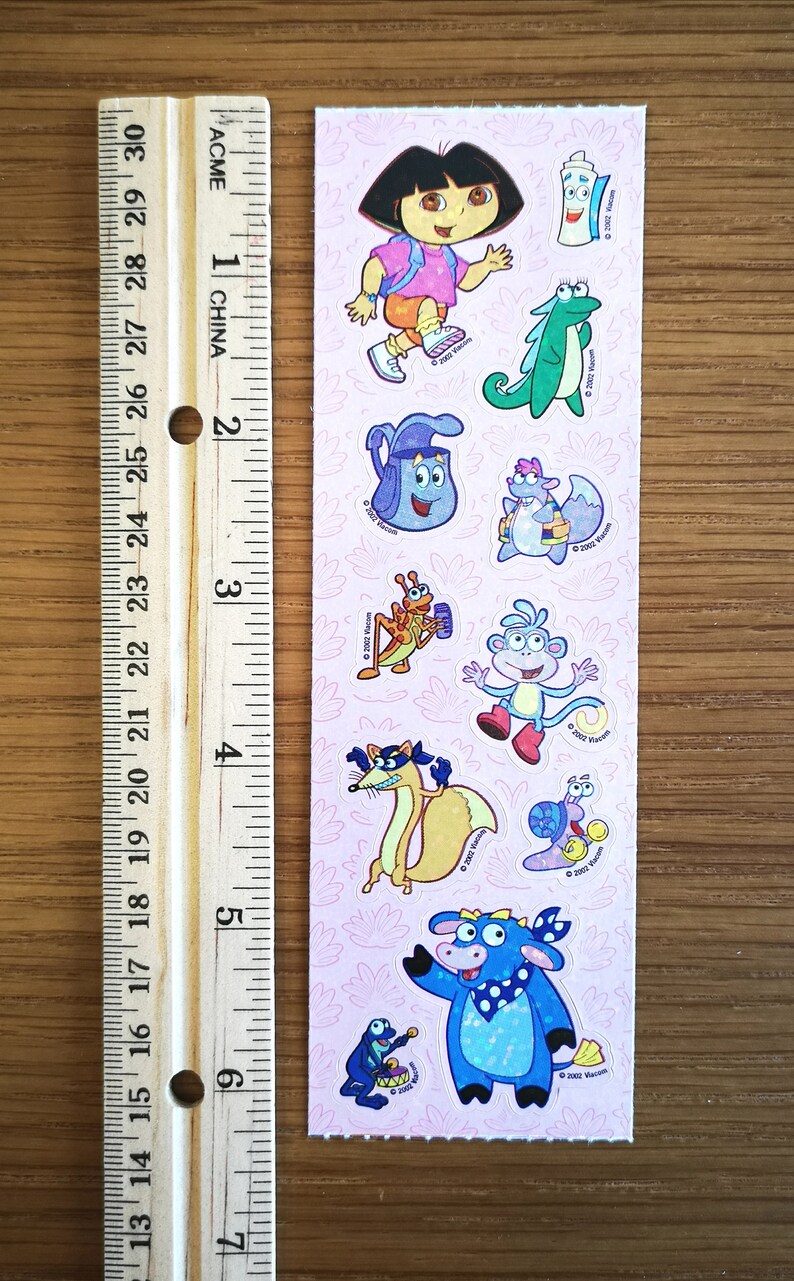 Visual Arts 16 Stickers Sandylion Dora the Explorer Vellum Stickers ...