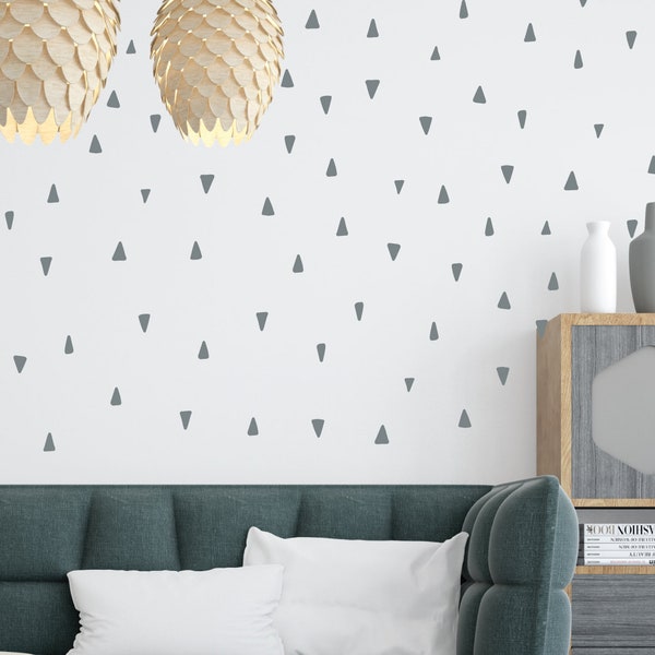 Triangle Wall Decal - Etsy