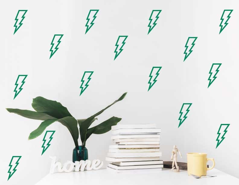 Lightning Decals Lightning Bolt Decals Bolt Stickers Super | Etsy