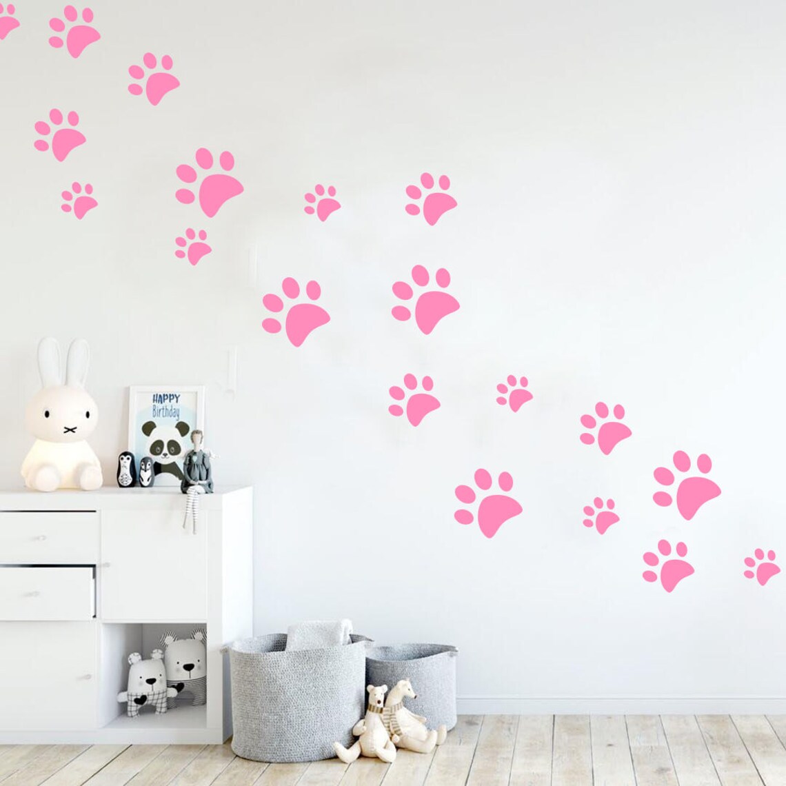Paws Wall Decal Dog Wall Decal Paw Prints Dog Paws Dog - Etsy