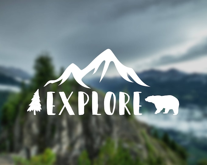 Explore Decal Car Decal Nature Decal Wall Decal Car - Etsy