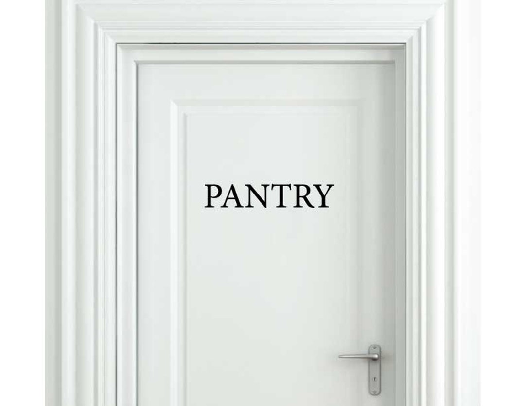 Pantry Decal, Restroom Decal, Laundry Decal, Restroom Decal, Pantry ...