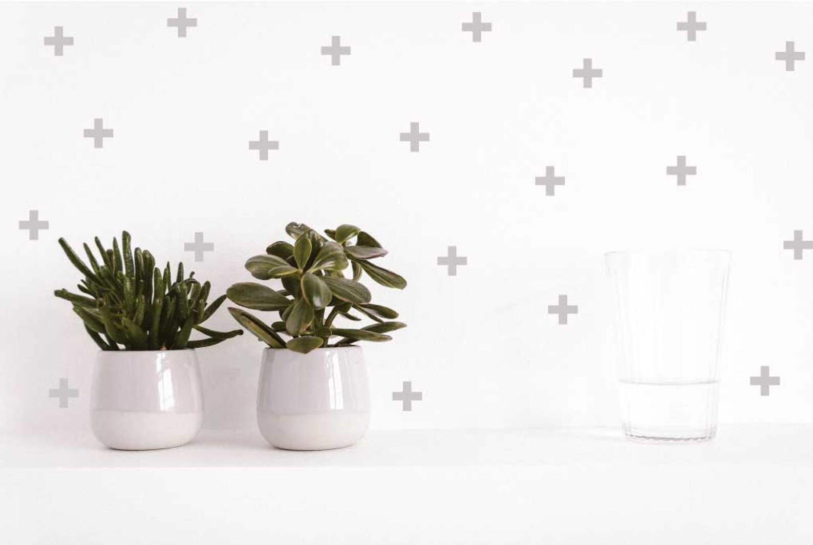 Plus Sign Decals Cross Wall Decals Simple Decal Gold - Etsy