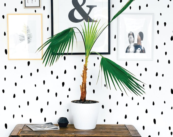Paint Brush Strokes Decals Hand Drawn Lines Wall Decals Wall - Etsy
