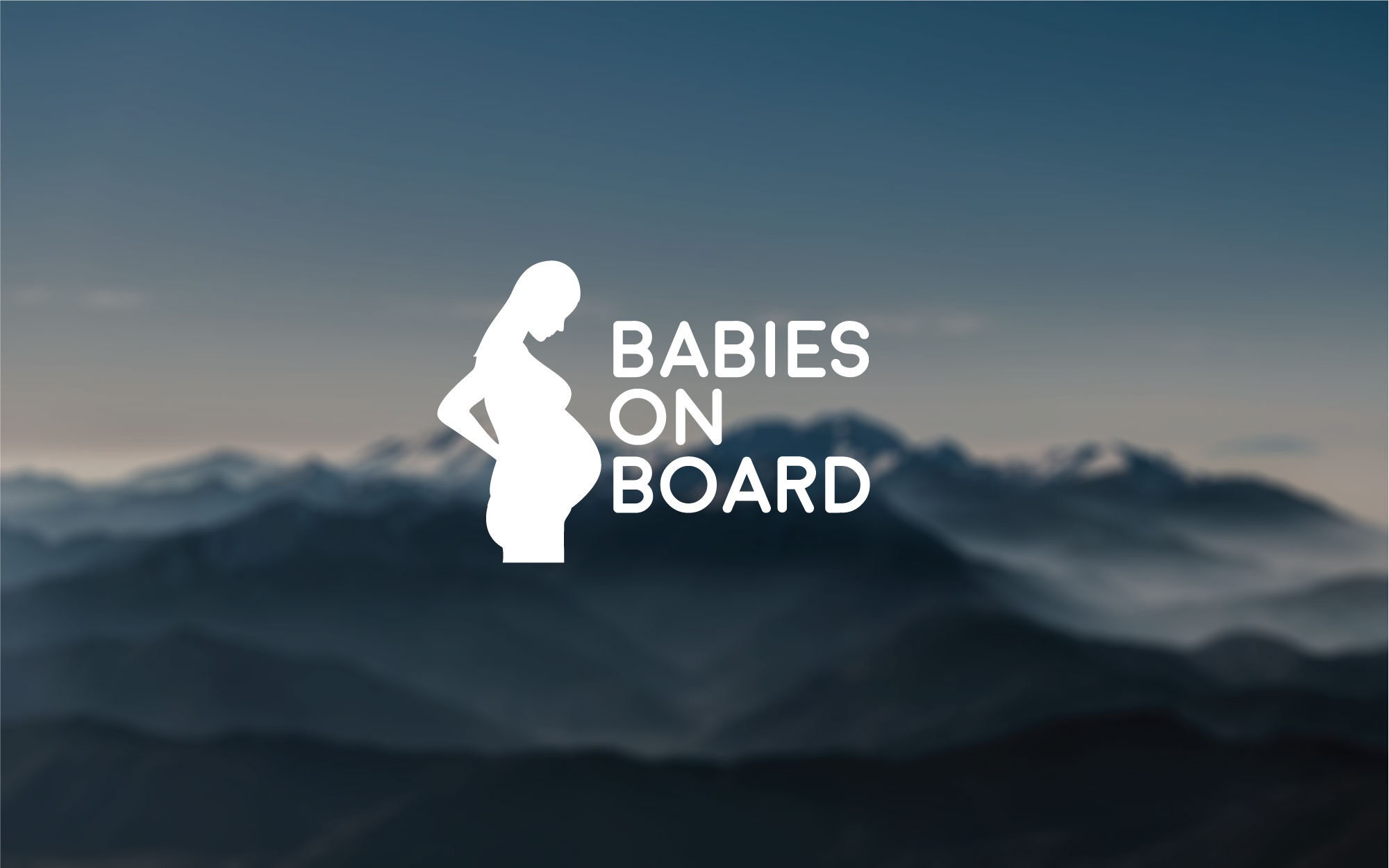 Baby on Board Decal Pregnancy Decal Pregnant Decal Bébé a - Etsy