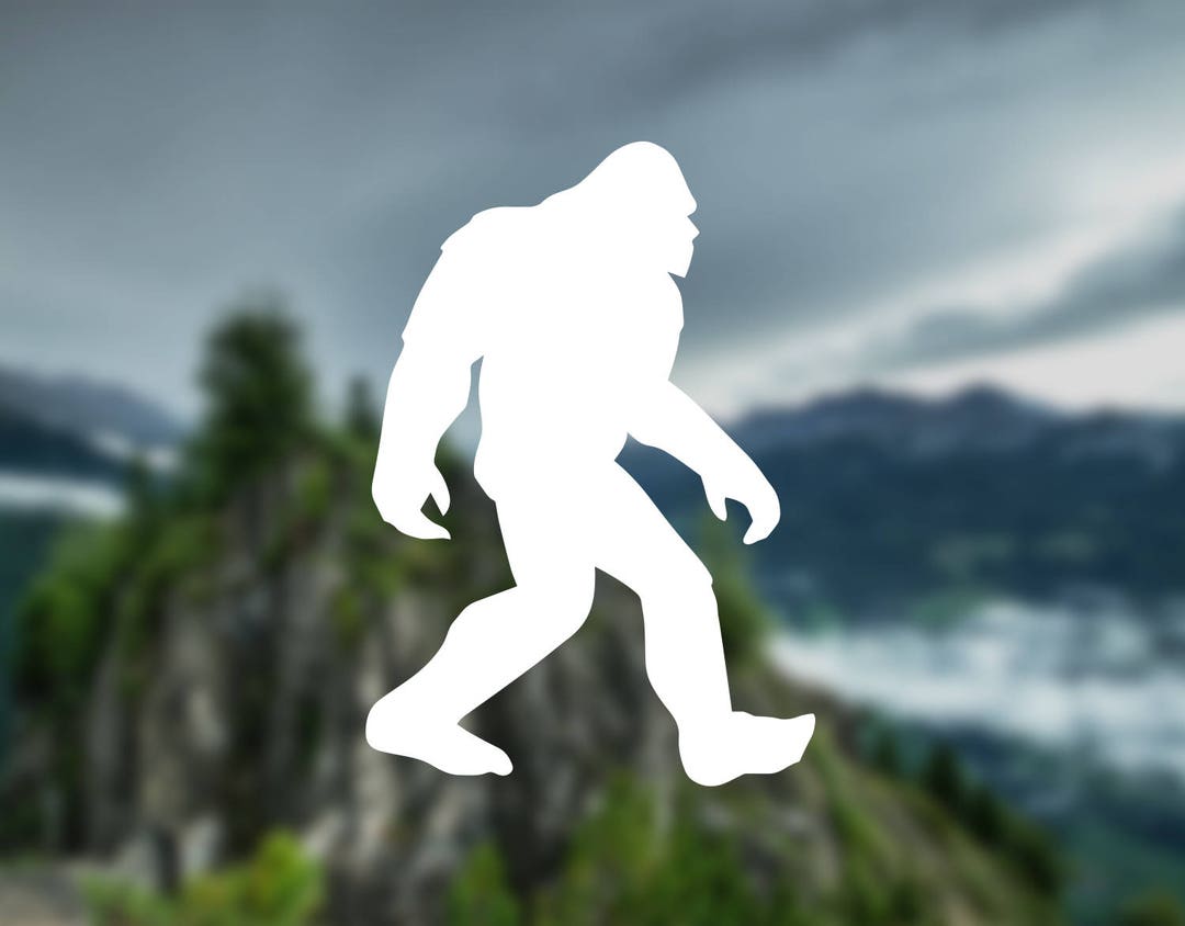 Sasquatch Decal, Big Foot Decal, Car Decal, Nature Decal, Wall Decal ...