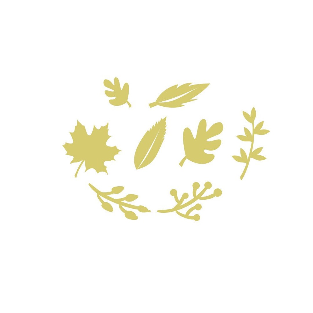 Leaves Decal, Autumn Stickers, Autumn Decals, Nature Decal, Wall Decals ...