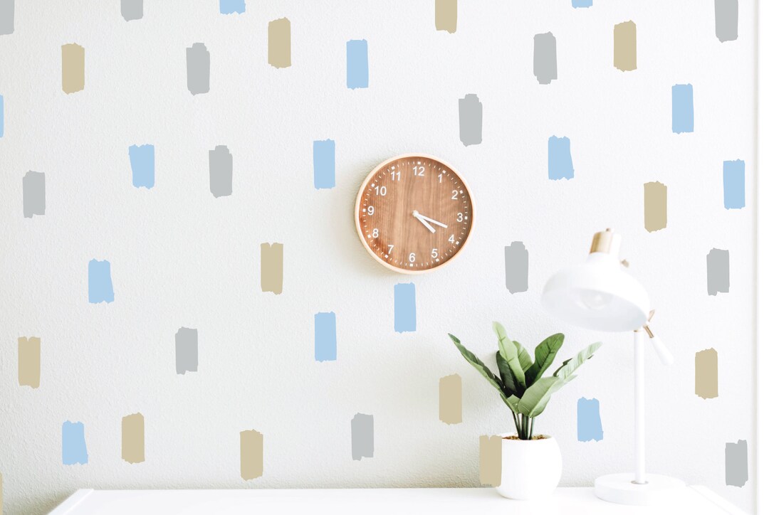 Paint Stroke Decals, Trendy Wall Decals, Home Wall Decals, Nursery ...
