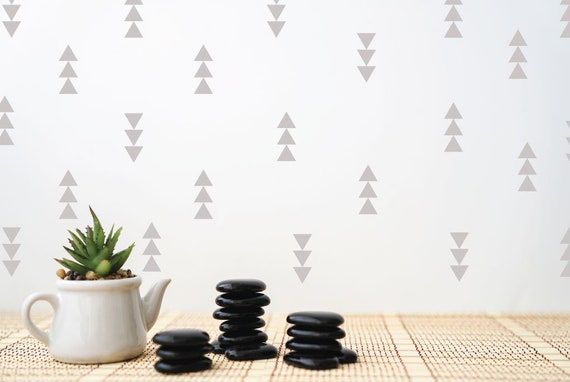 Triangle Wall Decals Triangle Decals Wall Decal Nursery - Etsy