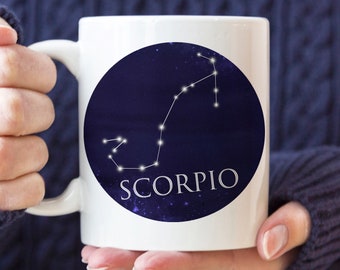 Scorpio cup | Etsy