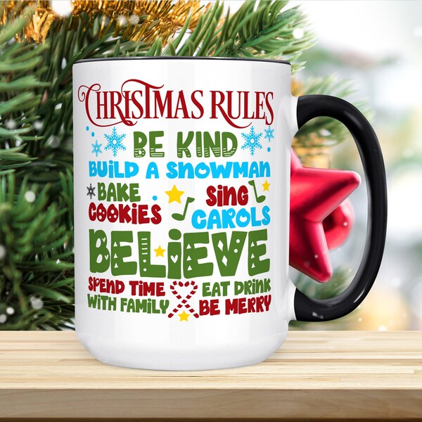 Christmas Rules - Etsy