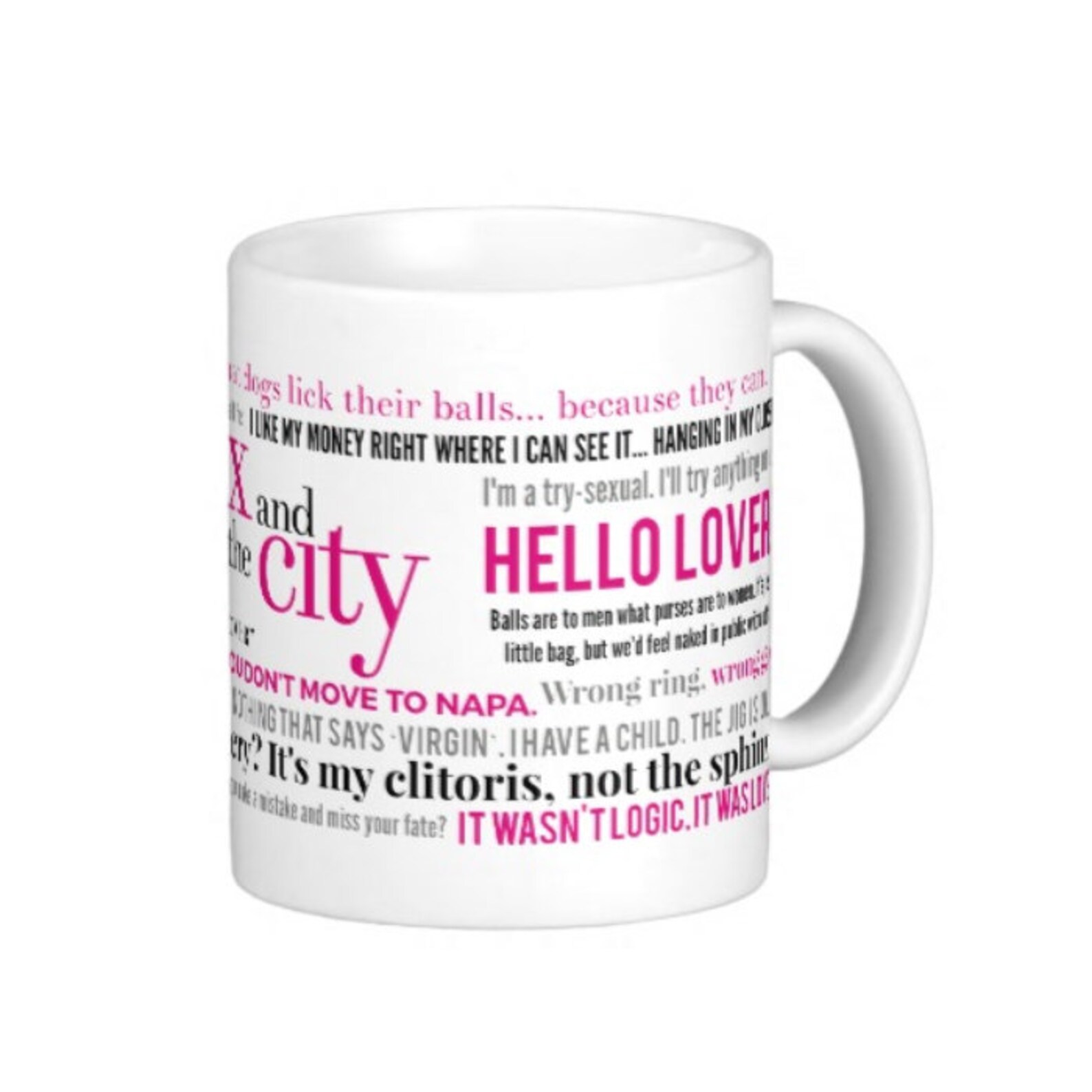 Coffee Mug Sex And The City Tv Show Quotes Mug Etsy