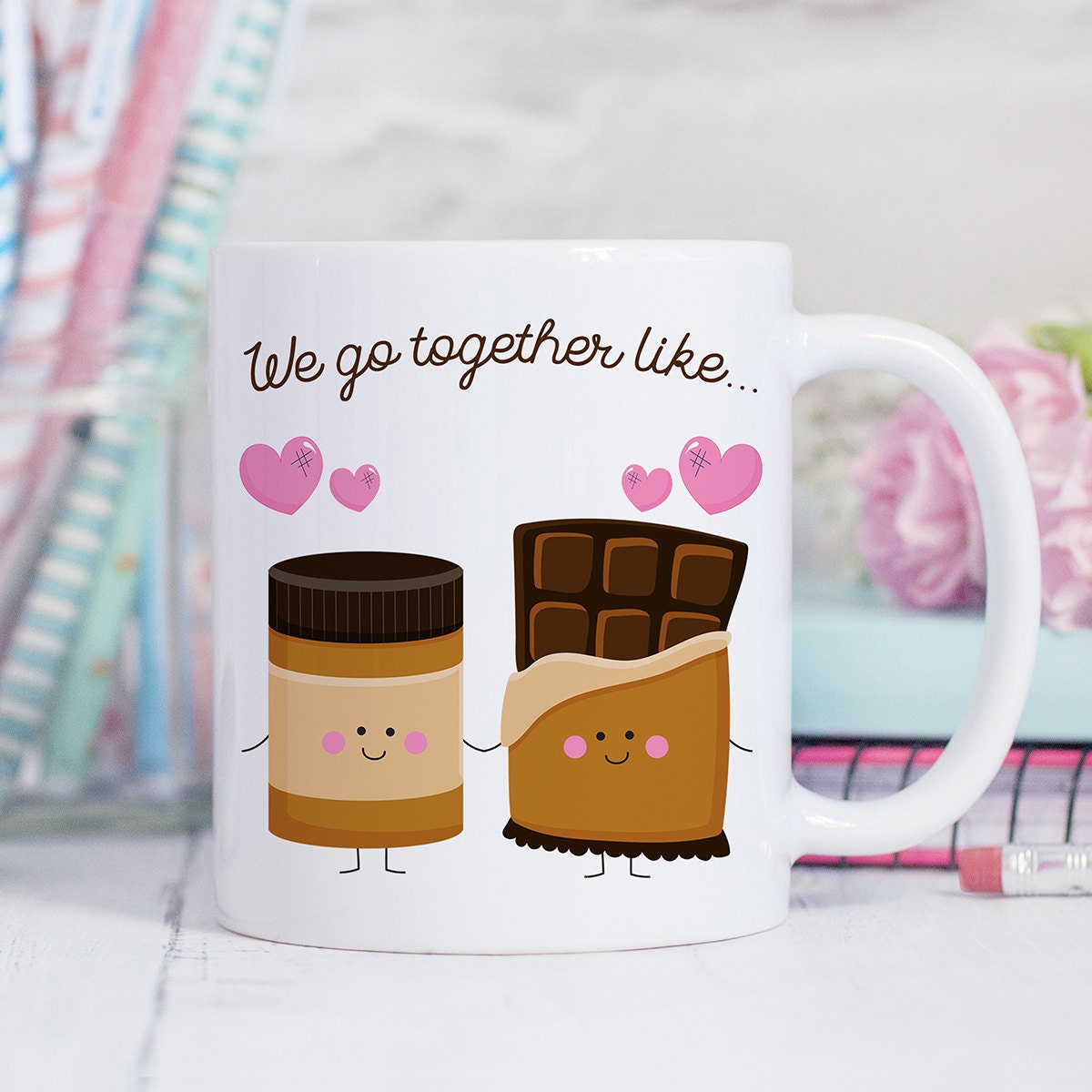 Coffee Mug We Go Together Like Cake and Ice Cream Best | Etsy