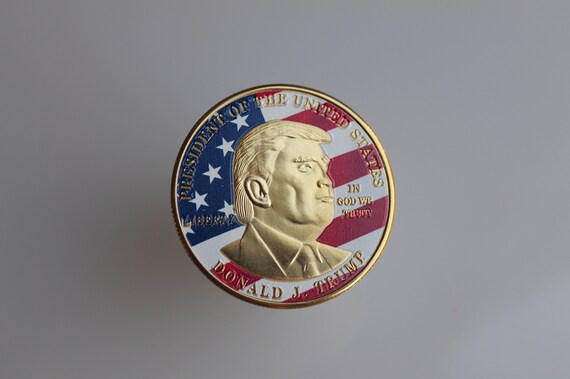 American Flag President Trump Coin . - Etsy