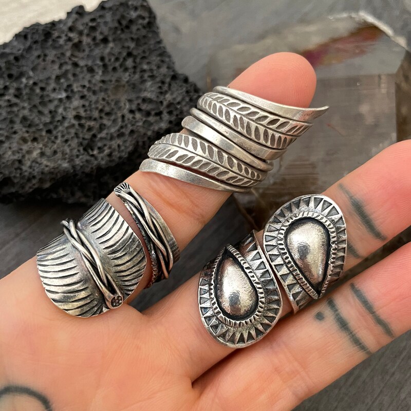 Chunky Rings - Etsy