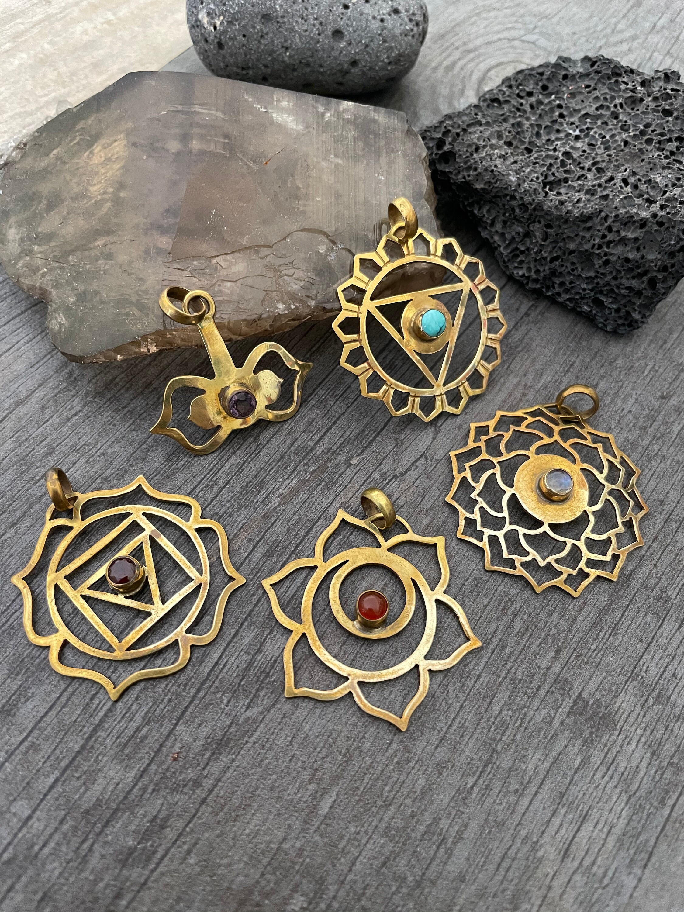 Sacred Geometry Pendant Yantra Pendant Aesthetic Necklace Sri | Etsy